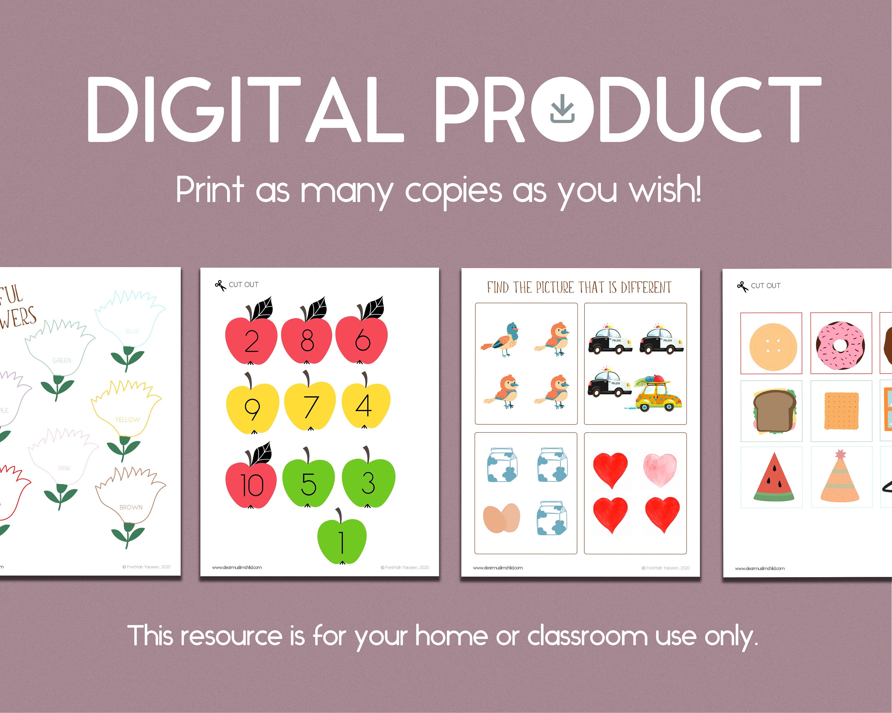 My First Preschool Learning Binder Folder Activities - Etsy