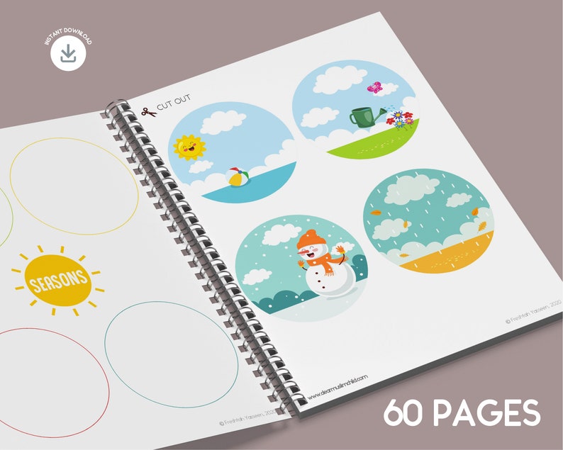 My First Preschool Learning Binder | Folder Activities | Preschool ...