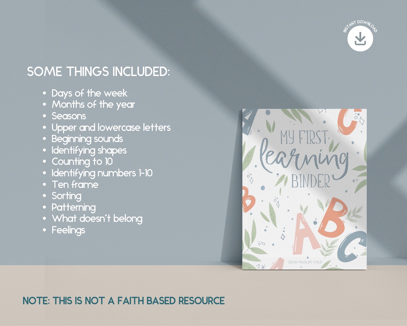 My First Preschool Learning Binder Folder Activities | Etsy