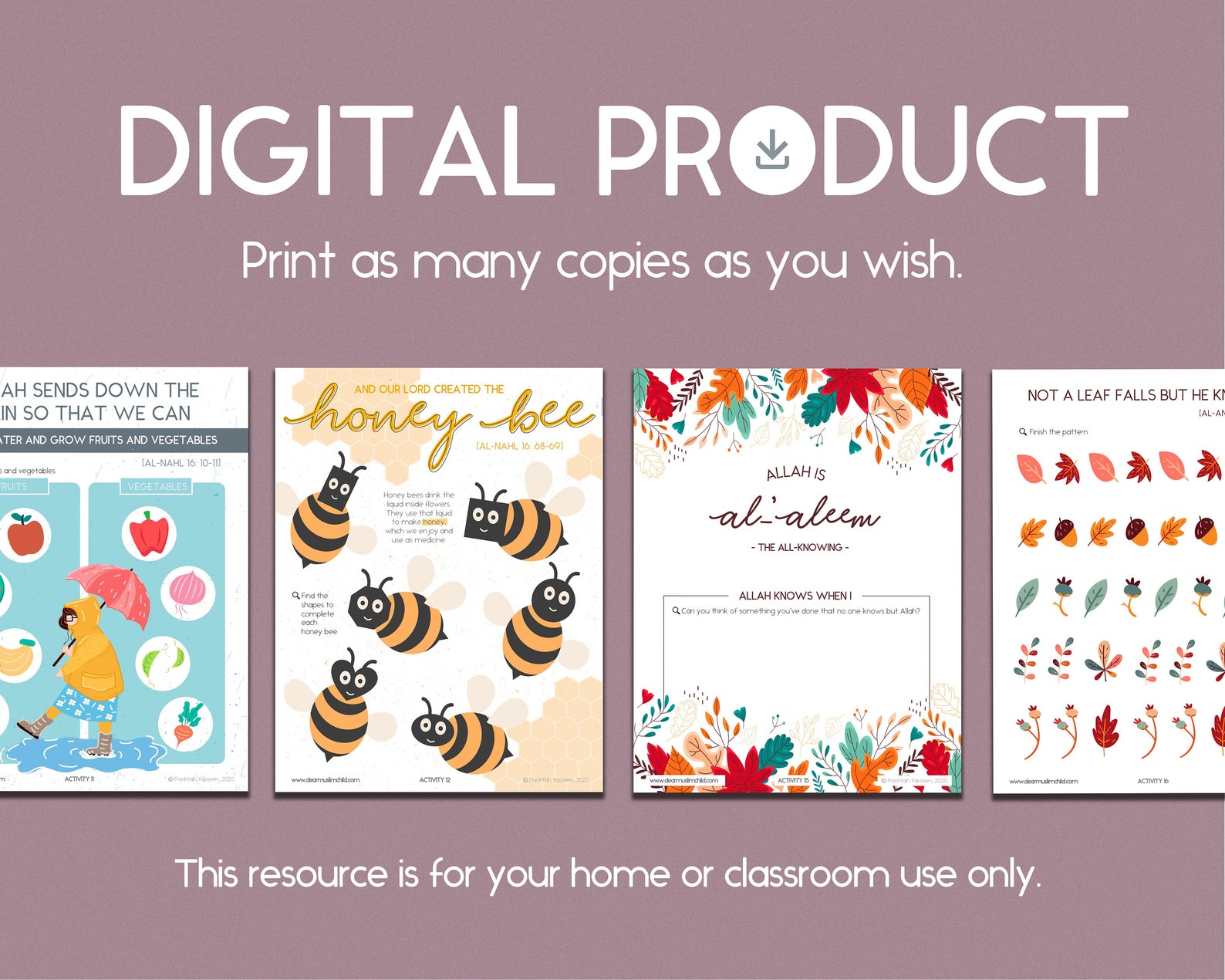 Teaching Kids About Allah | Hands on Activities About Allah | Busy ...