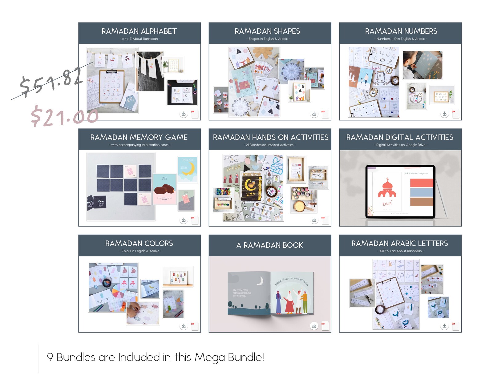 Ramadan Mega Bundle Ramadan for Toddlers and Preschoolers | Etsy