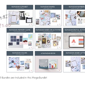 Ramadan Mega Bundle, Ramadan for Toddlers and Preschoolers, Montessori ...