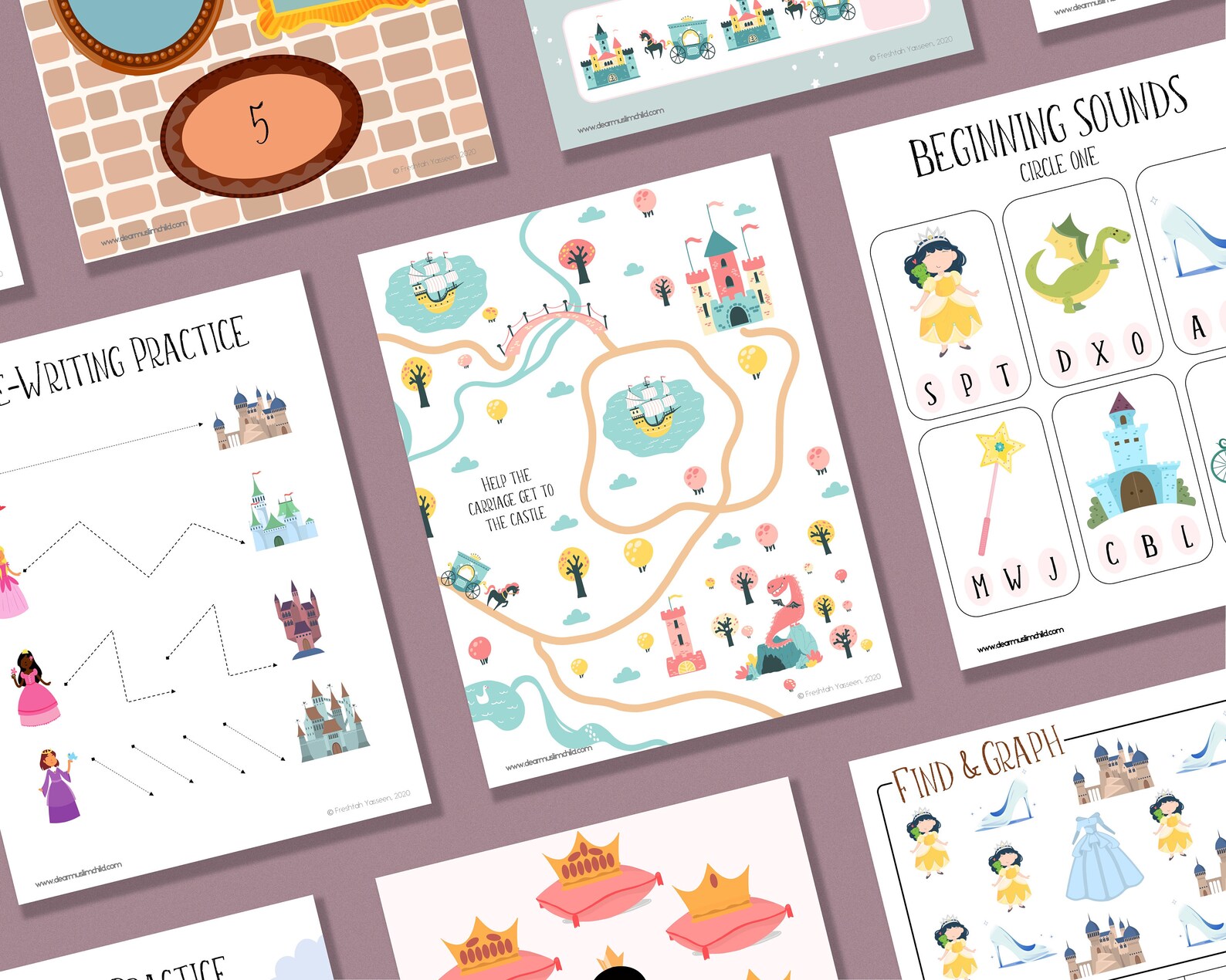Fairy Tale Preschool Printable Learning Binder Worksheets - Etsy