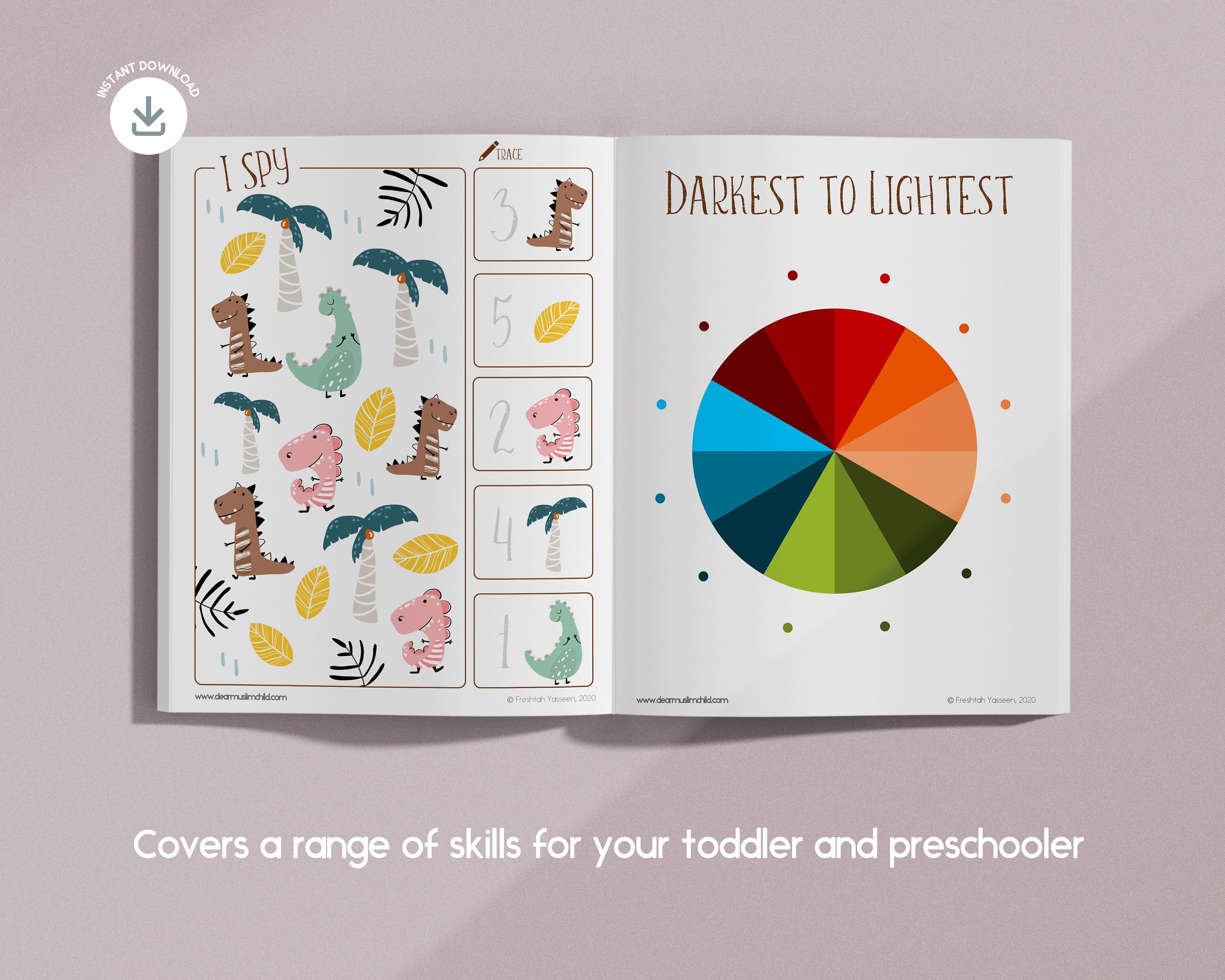 DINO Busy Binder Dinosaurs Folder Activities Learning | Etsy