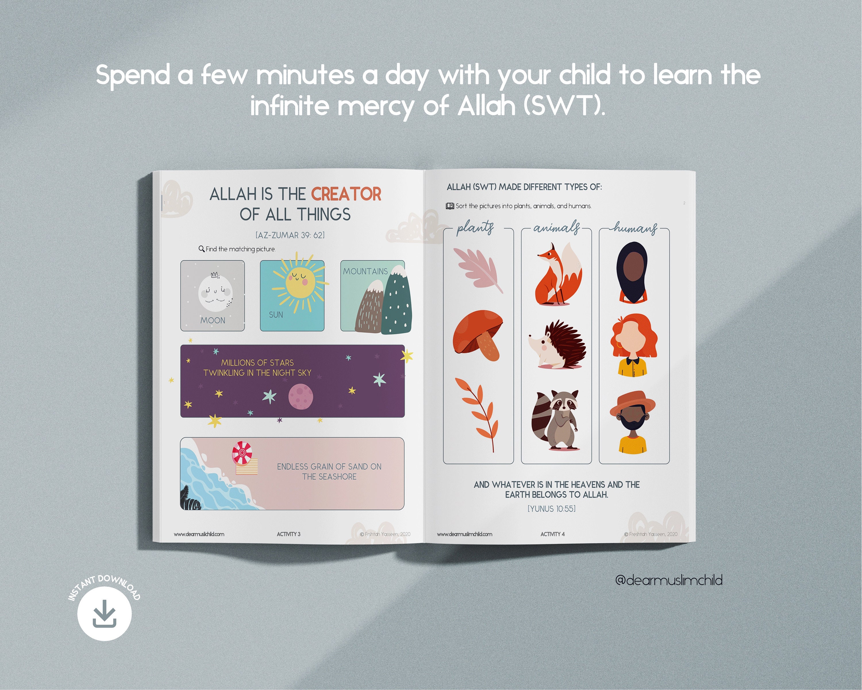 Teaching Kids About Allah | Hands on Activities About Allah | Busy ...