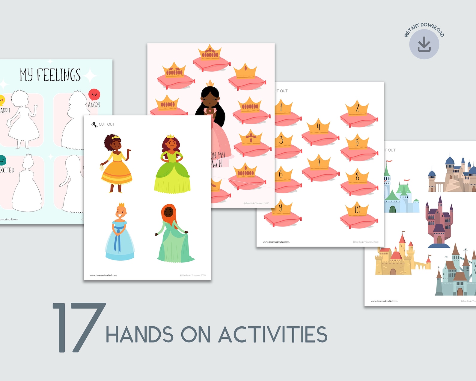 Fairy Tale Preschool Printable Learning Binder Worksheets - Etsy