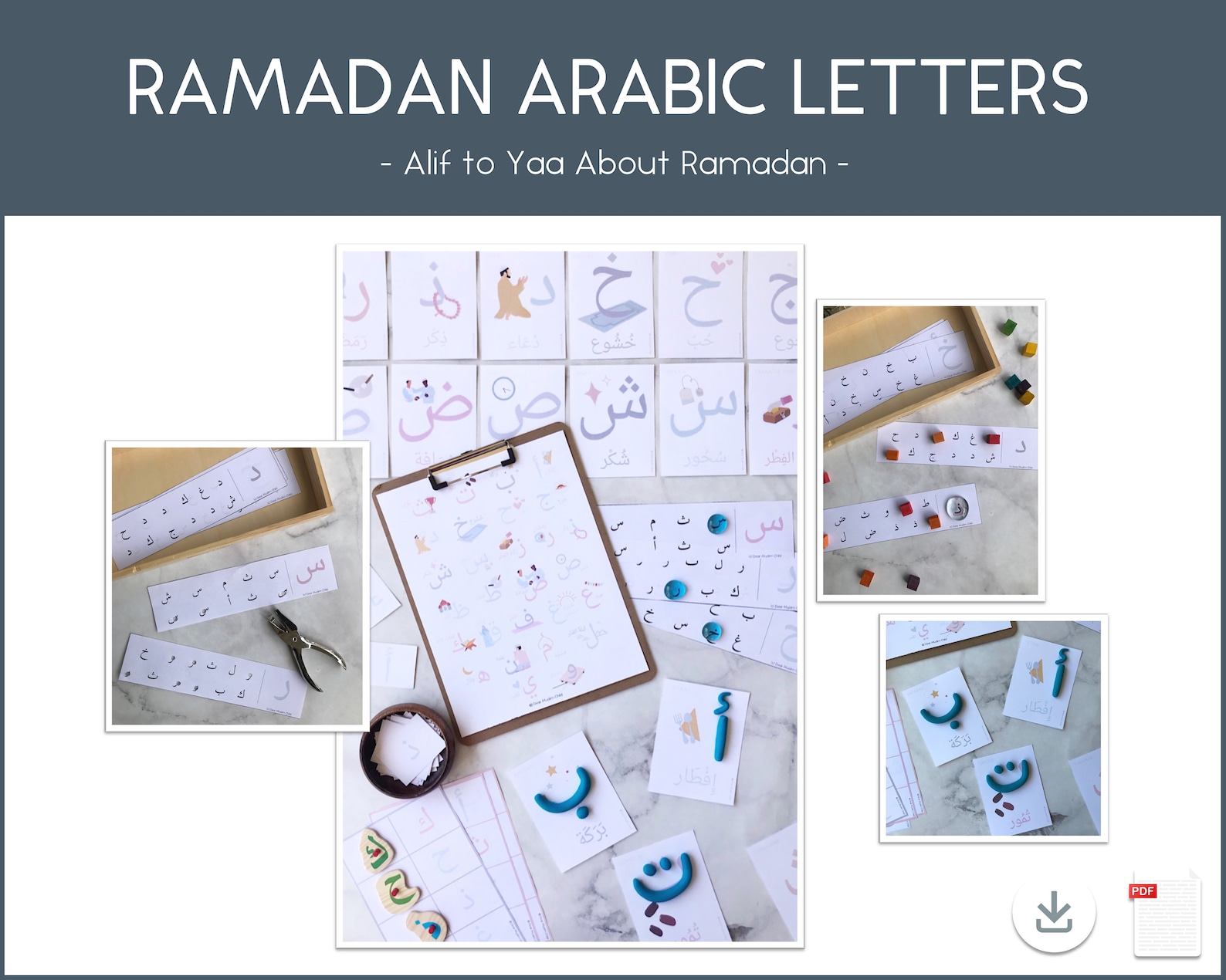 Ramadan Arabic Letters, Ramadan Activities for Kids, Ramadan Preschool ...