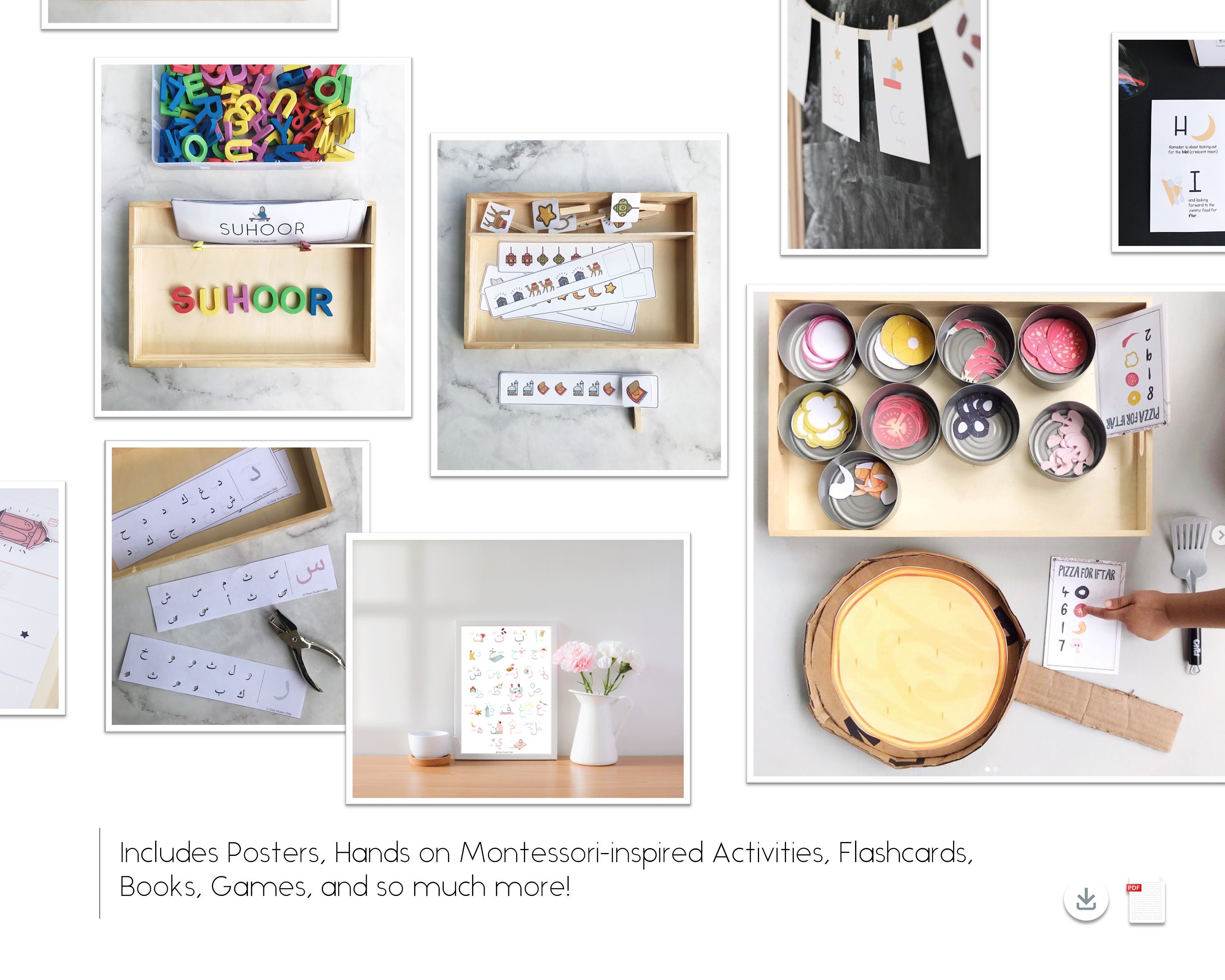 Ramadan Mega Bundle, Ramadan for Toddlers and Preschoolers, Montessori ...