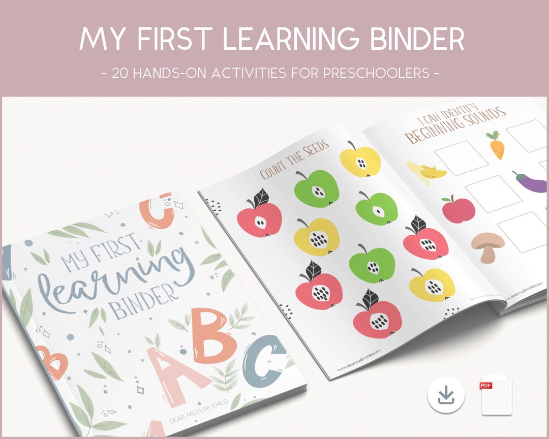My First Preschool Learning Binder | Folder Activities | Preschool ...