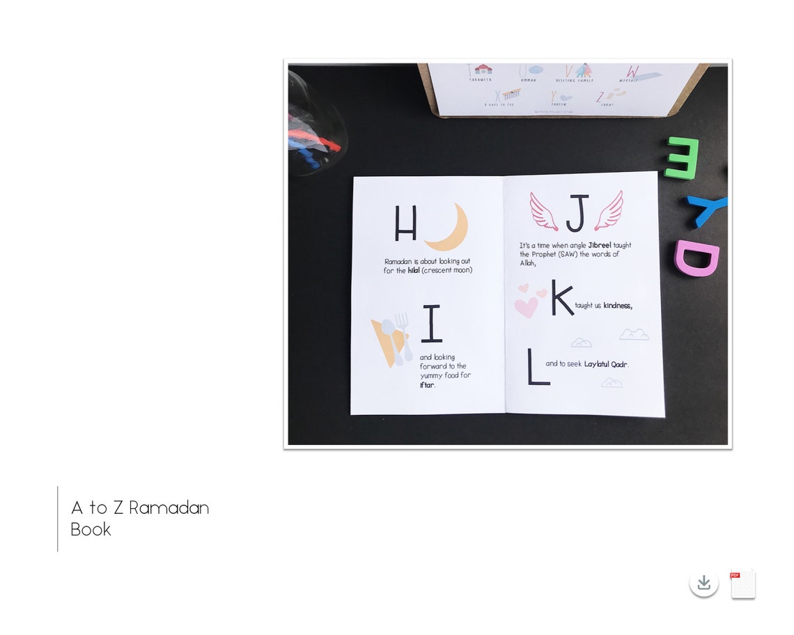 Ramadan Alphabet A to Z About Ramadan R is for Ramadan - Etsy