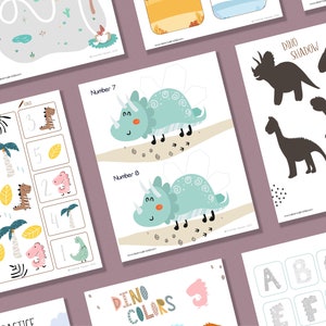DINO Busy Binder | Dinosaurs | Folder Activities | Learning Binder ...