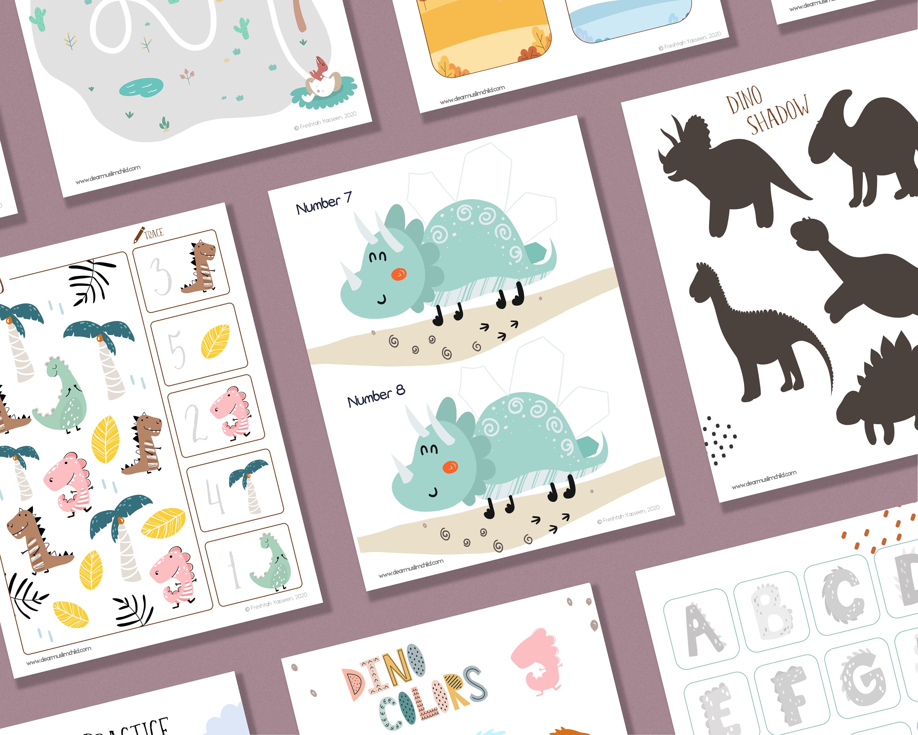 DINO Busy Binder Dinosaurs Folder Activities Learning | Etsy