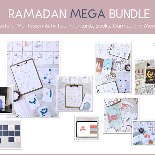 Ramadan Mega Bundle Ramadan for Toddlers and Preschoolers - Etsy