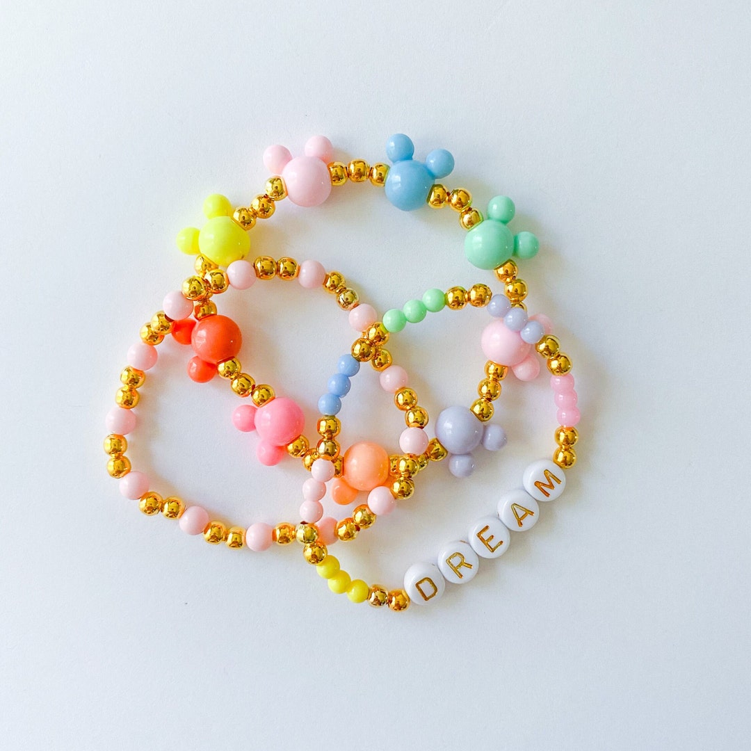 Fantasyland Bracelet Stack, Disney Personalized Bracelet, Mickey ...