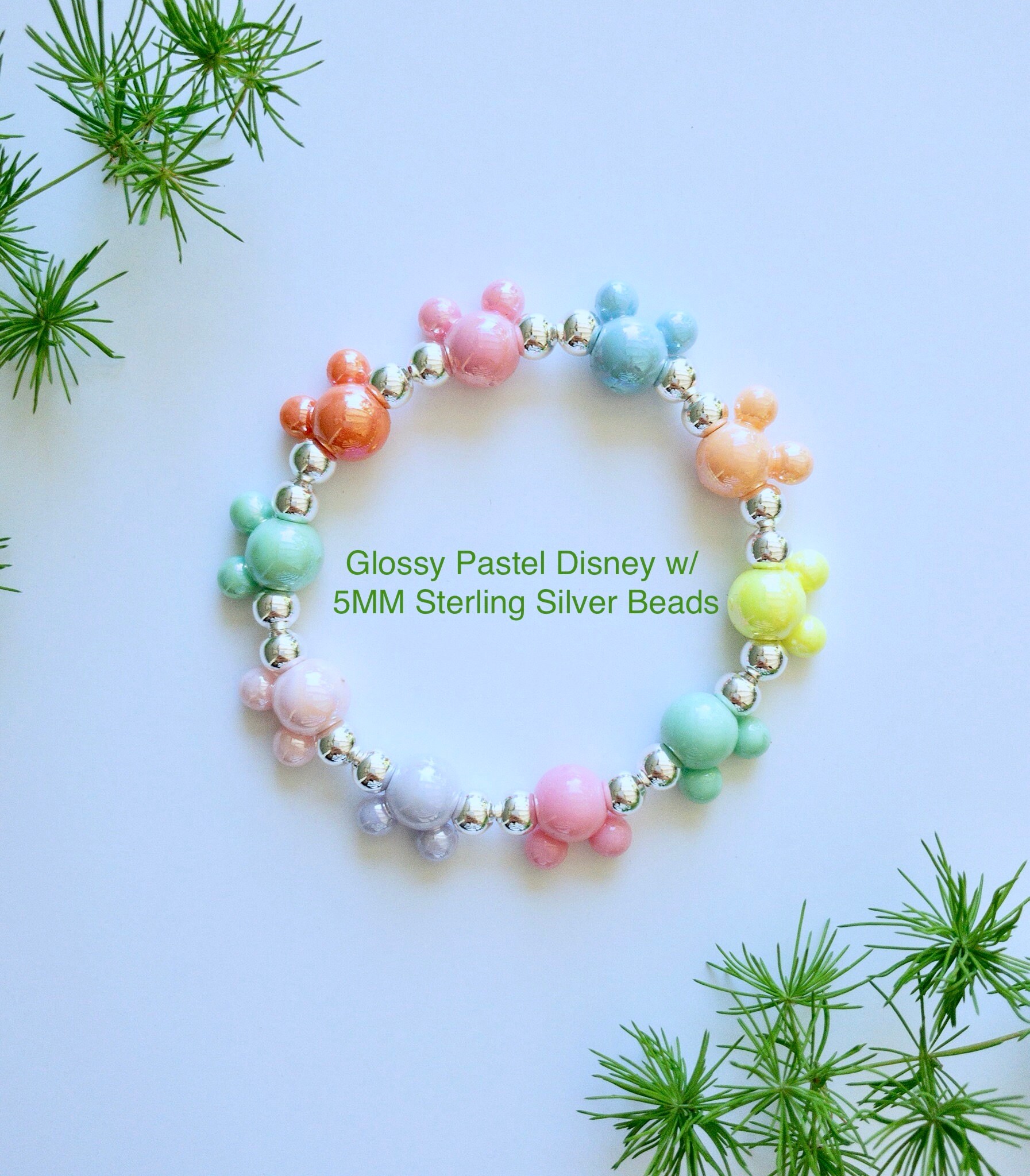 Mickey Beads Bracelet Mickey Bracelet Custom Bracelet Arm - Etsy