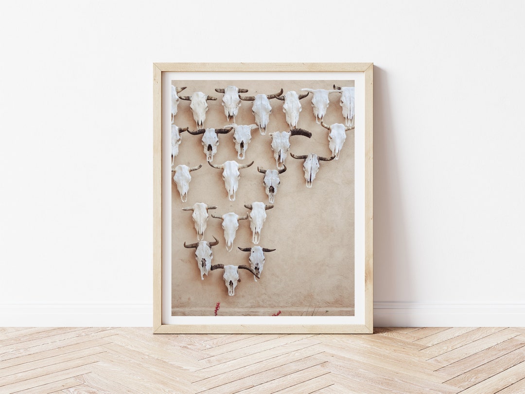 West Texas Skulls, Marathon Texas, Texas Wall Art, Rustic Wall Art ...