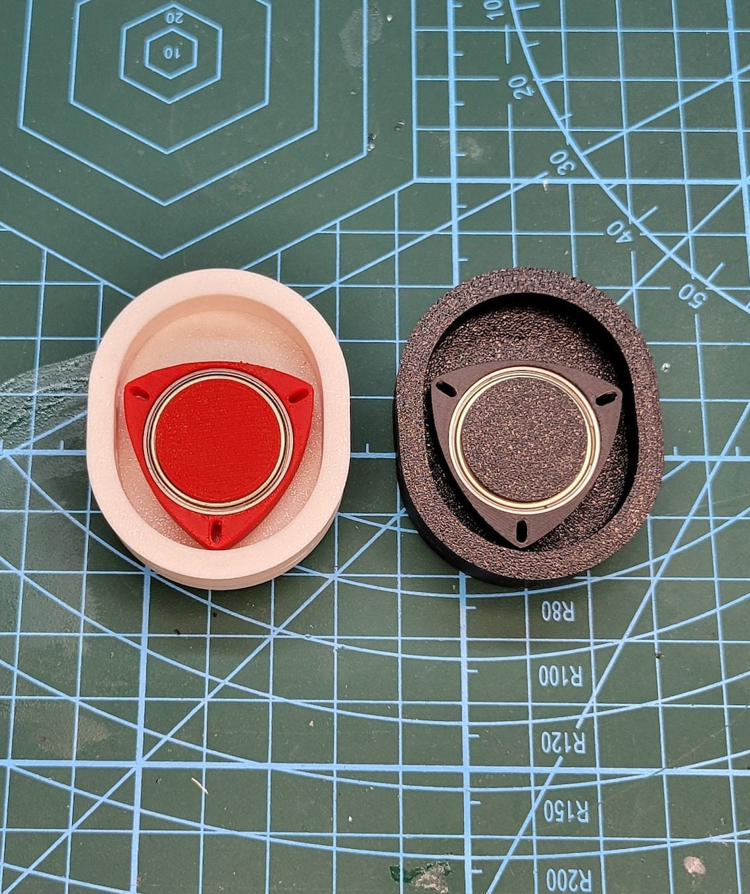 Rotary Engine Fidget Spinner Keychain Desk Toy - Customizable ...