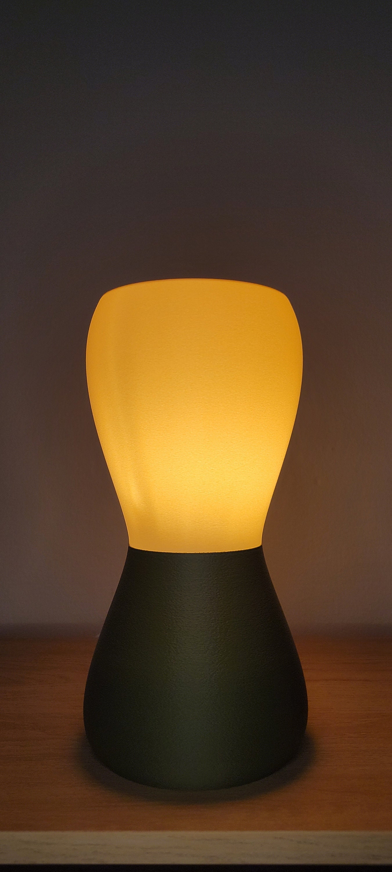 3D Printed Hourglass Lamp – Art Deco Japanese Ambient Light - Etsy