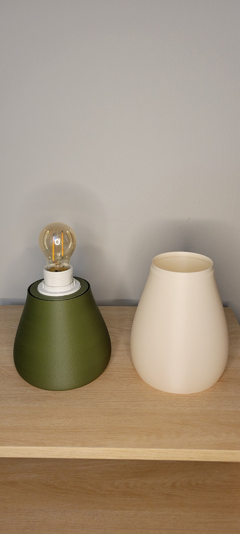 3D Printed Hourglass Lamp – Art Deco Japanese Ambient Light - Etsy