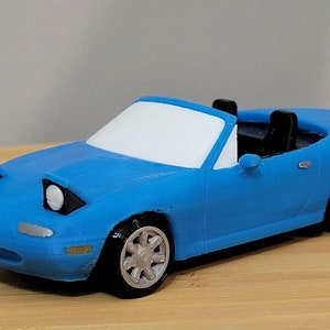 Mazda Mx5 NA Miata Scale Model 1/43 - 3D Printed - Etsy