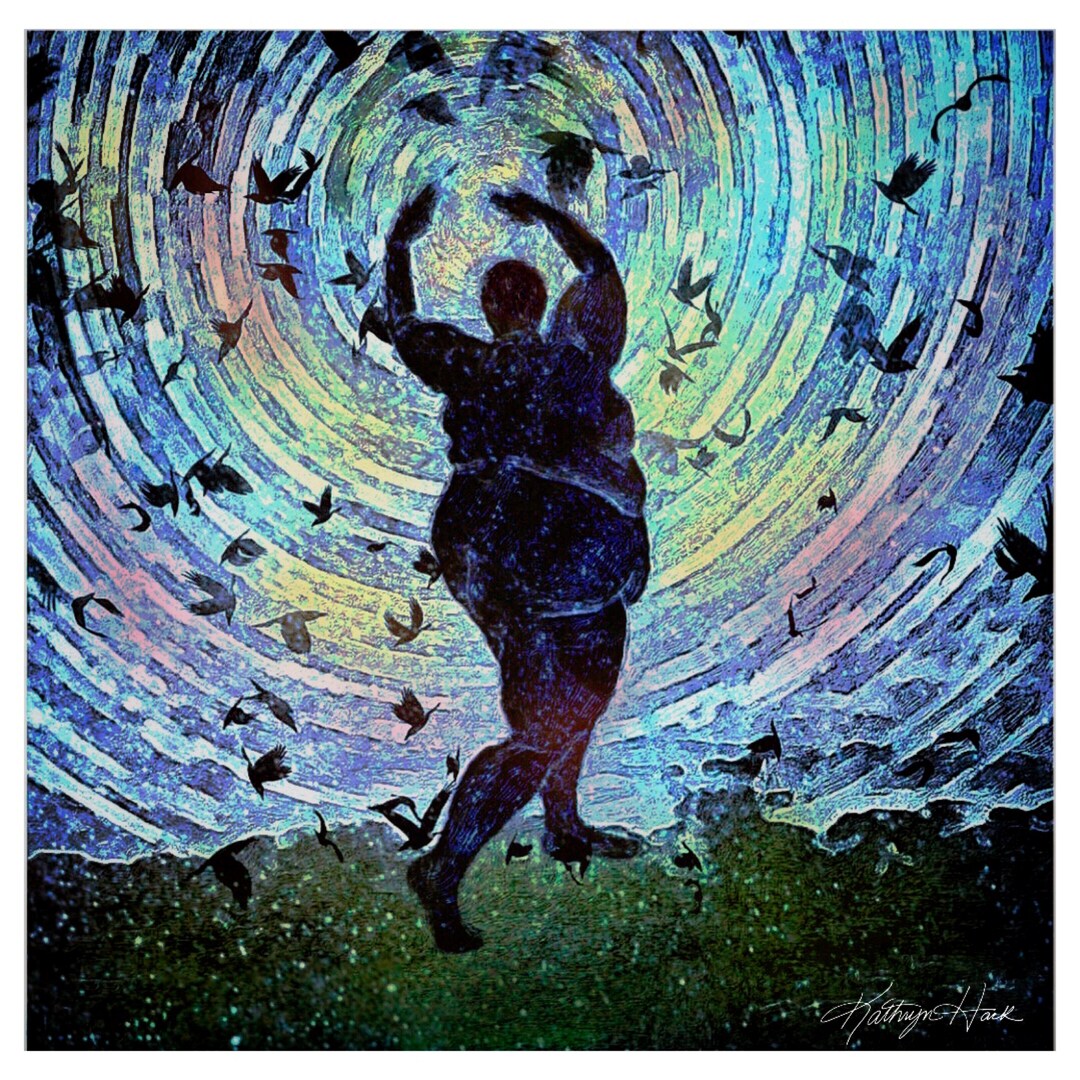 Fat Liberation Body Art Print || Widening Circles - Etsy