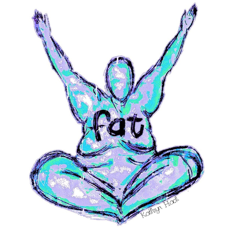 Buy Fat Positive Wall Art Prints LIBERATION Online in India - Etsy