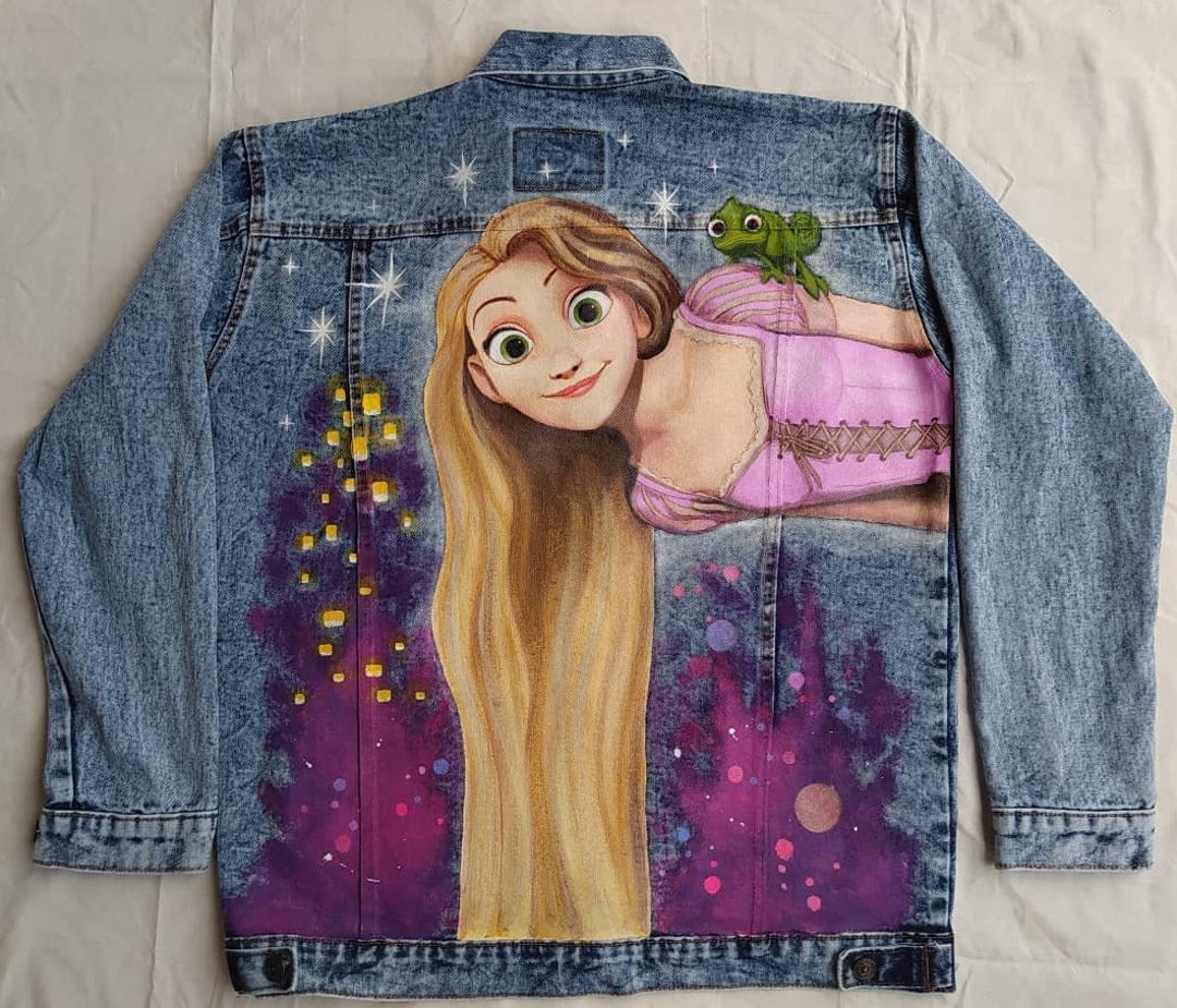 Custom Cartoon Animation Jeans/denim Jacket - Handpainted Jeans/denim ...