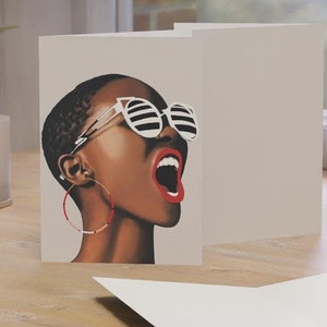 Note Cards, Pack of 10 Notecards, African American Greeting Cards ...