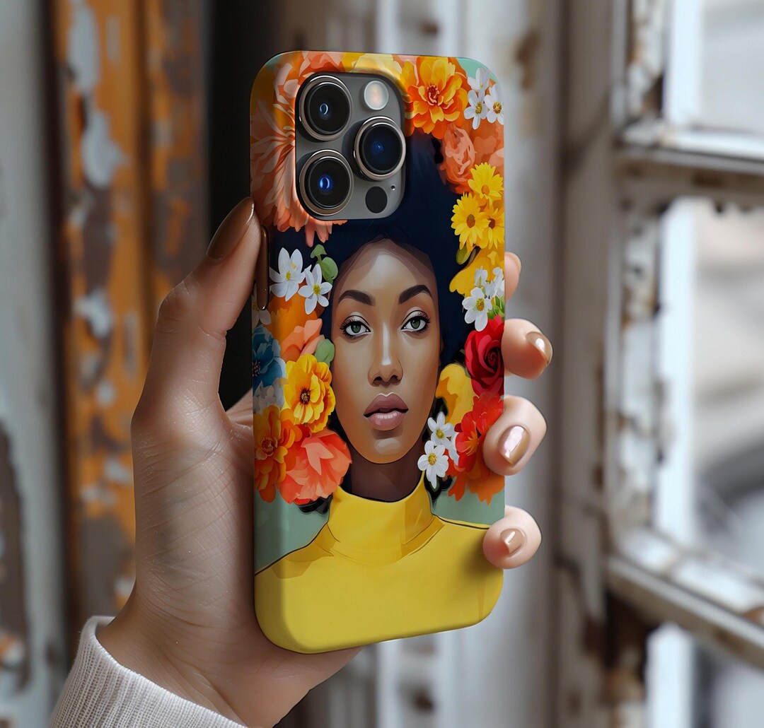 Black Woman iPhone Case: African American Samsung Phone Protector - Etsy