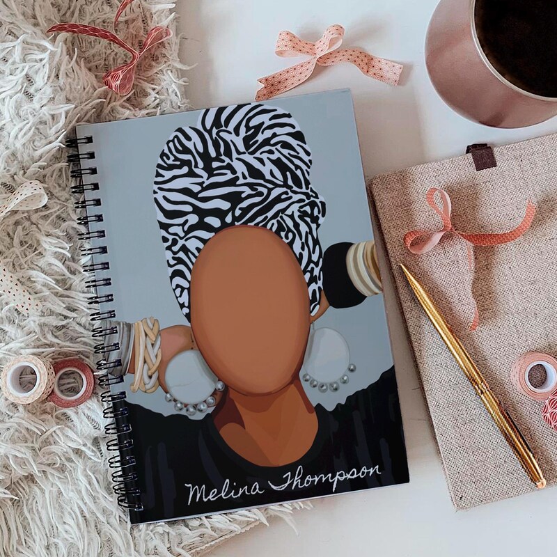 Black Woman Journal - Etsy