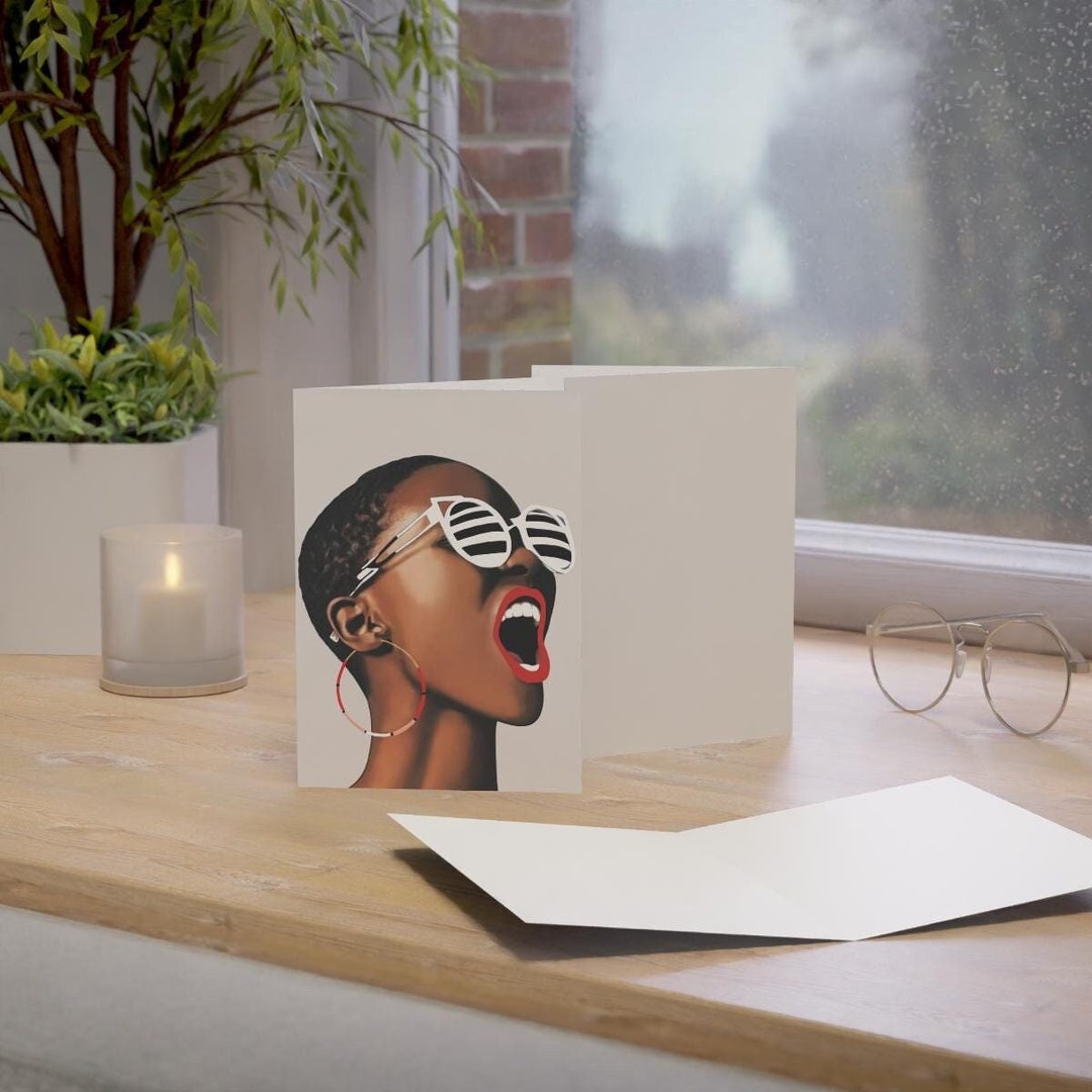 Note Cards, Pack of 10 Notecards, African American Greeting Cards ...