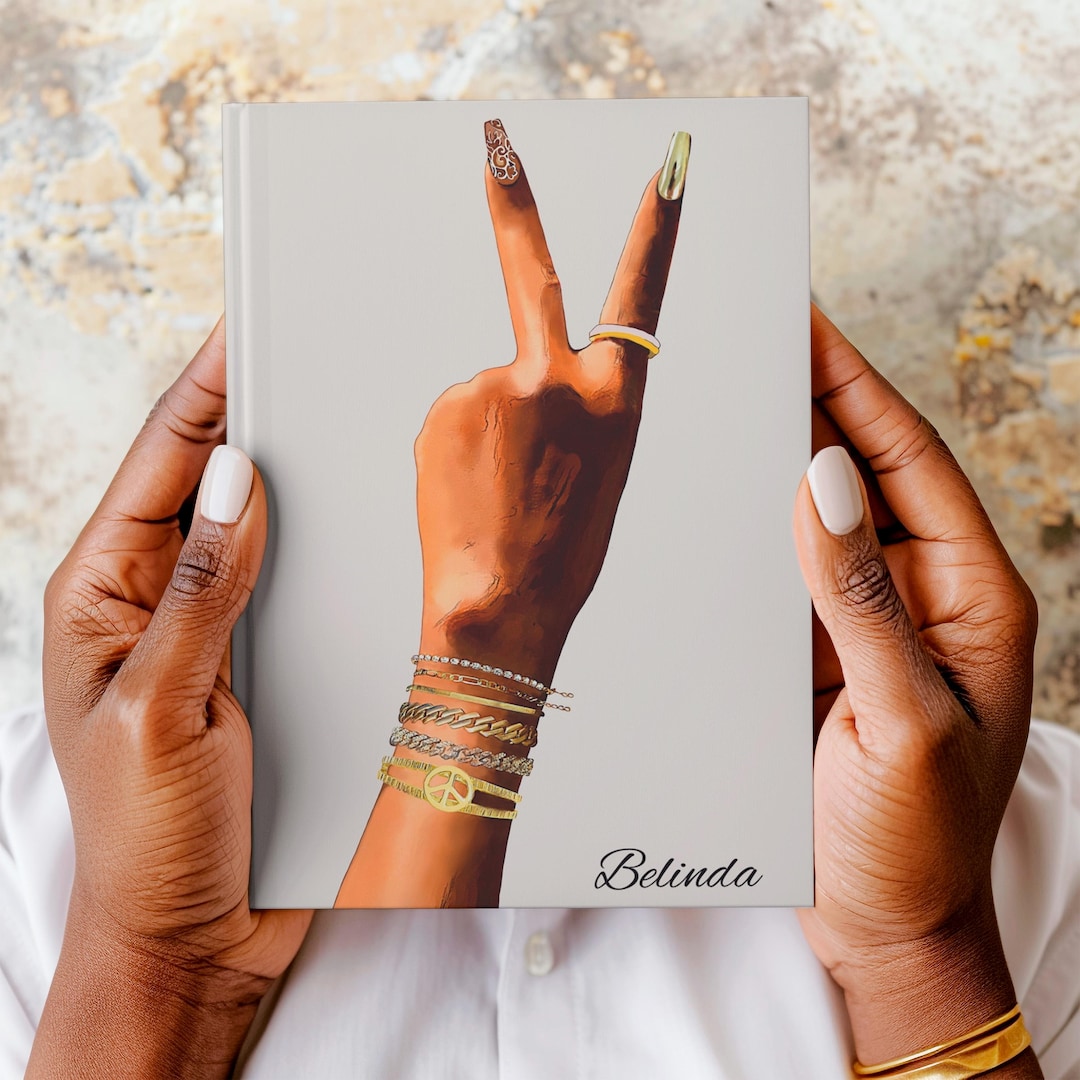 Personalized Black Girl Journal, Black Woman Journal, Melanin Woman ...