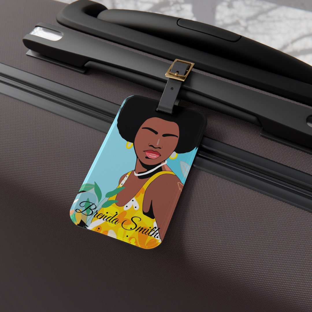 Personalized Gift Luggage Tag, Cute Travel Accessory, Custom Acrylic ...