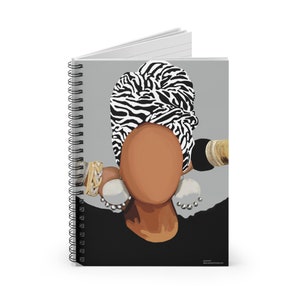 Black Girl Gift Notebook, Black Woman Writing Journal, African American ...