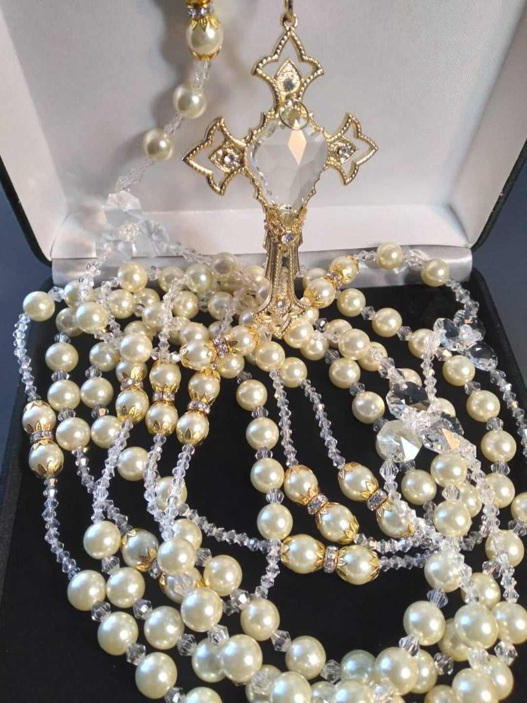 Wedding Lasso Swarovski Pearl Wedding Bow in Ivory Color or Cream, 12 ...