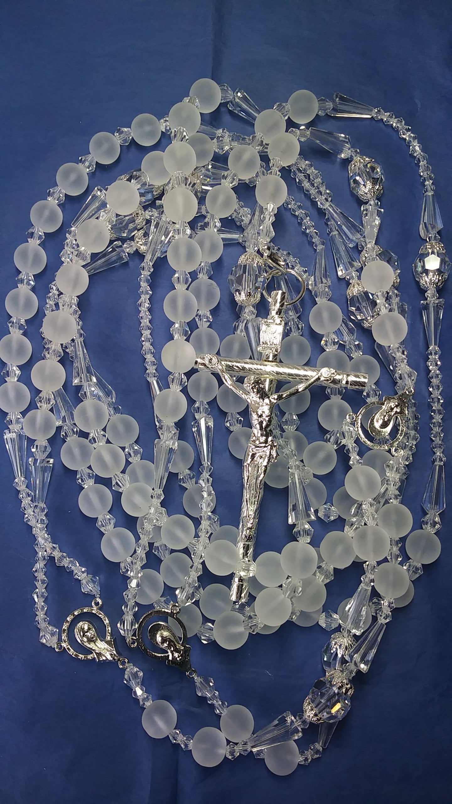 Wedding Lasso 10mm Rock Crystal Wedding Bow and Drop Crystal Cross in ...