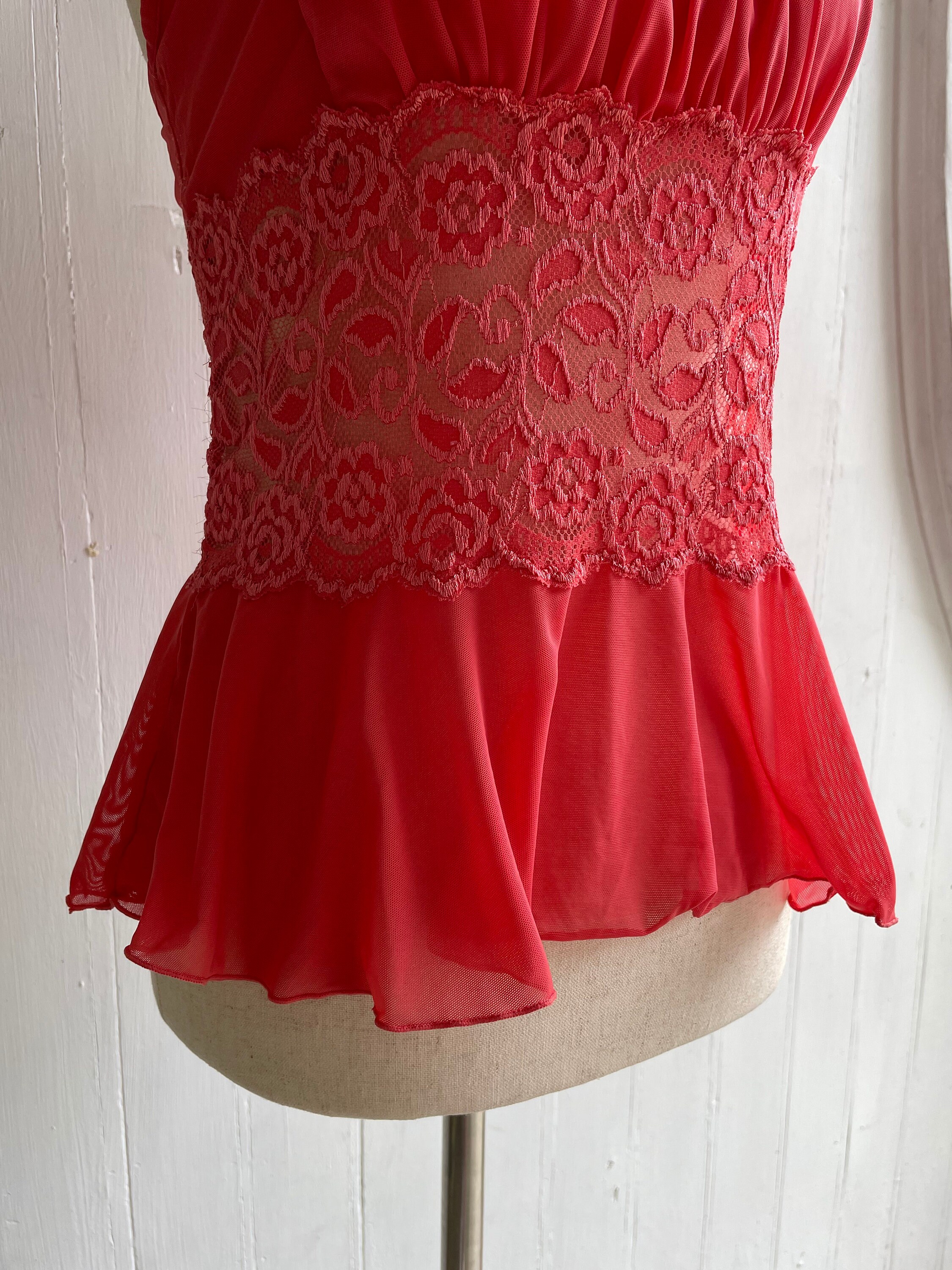 Y2K Bright Pink Barbie Princess-esque Tank Top - Etsy