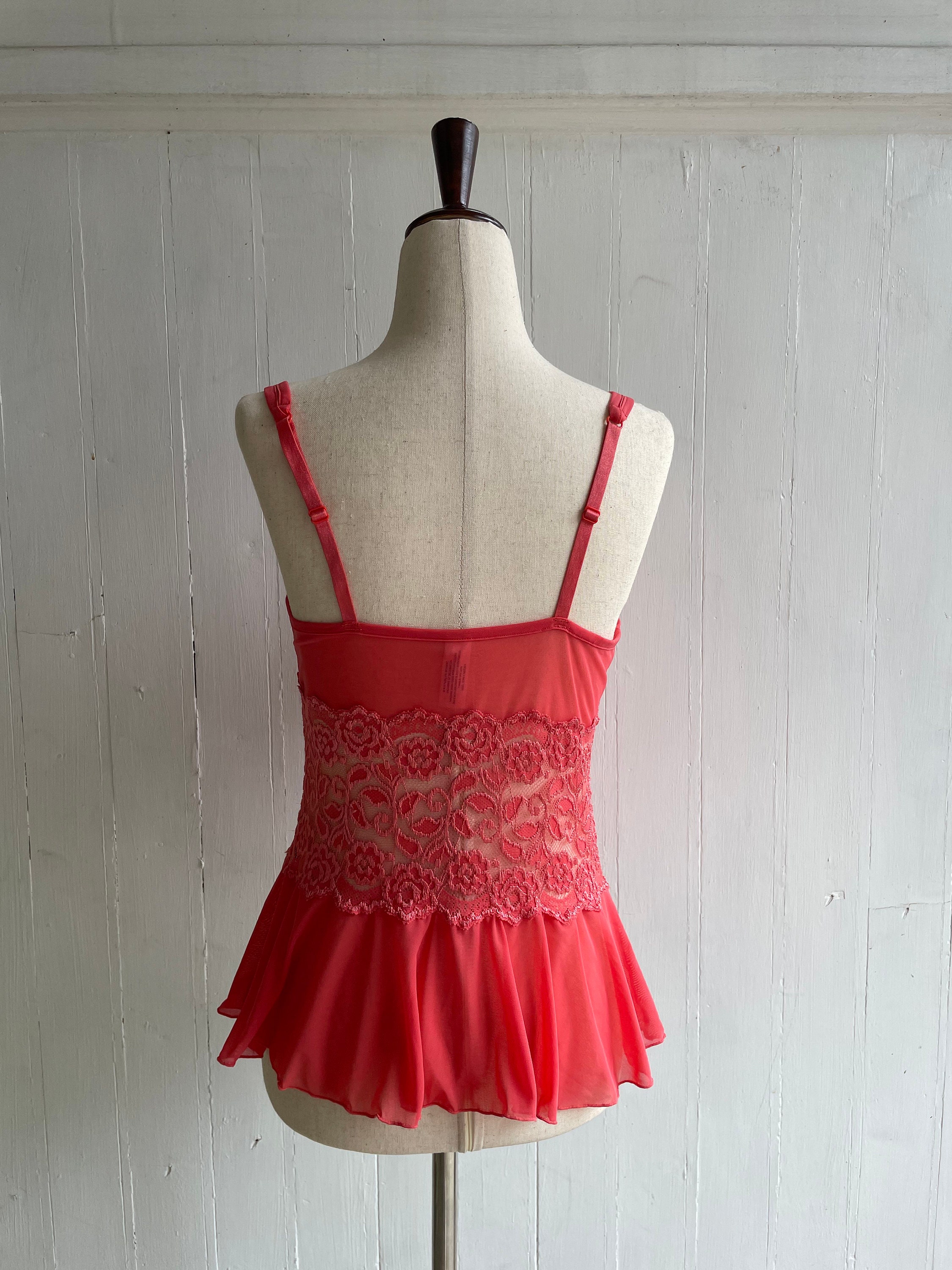 Y2K Bright Pink Barbie Princess-esque Tank Top - Etsy