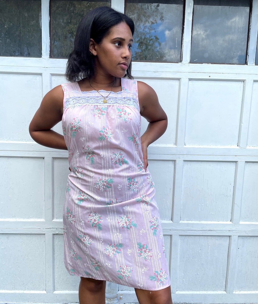Vintage Lacy Cloth Slip Summer Dress - Etsy