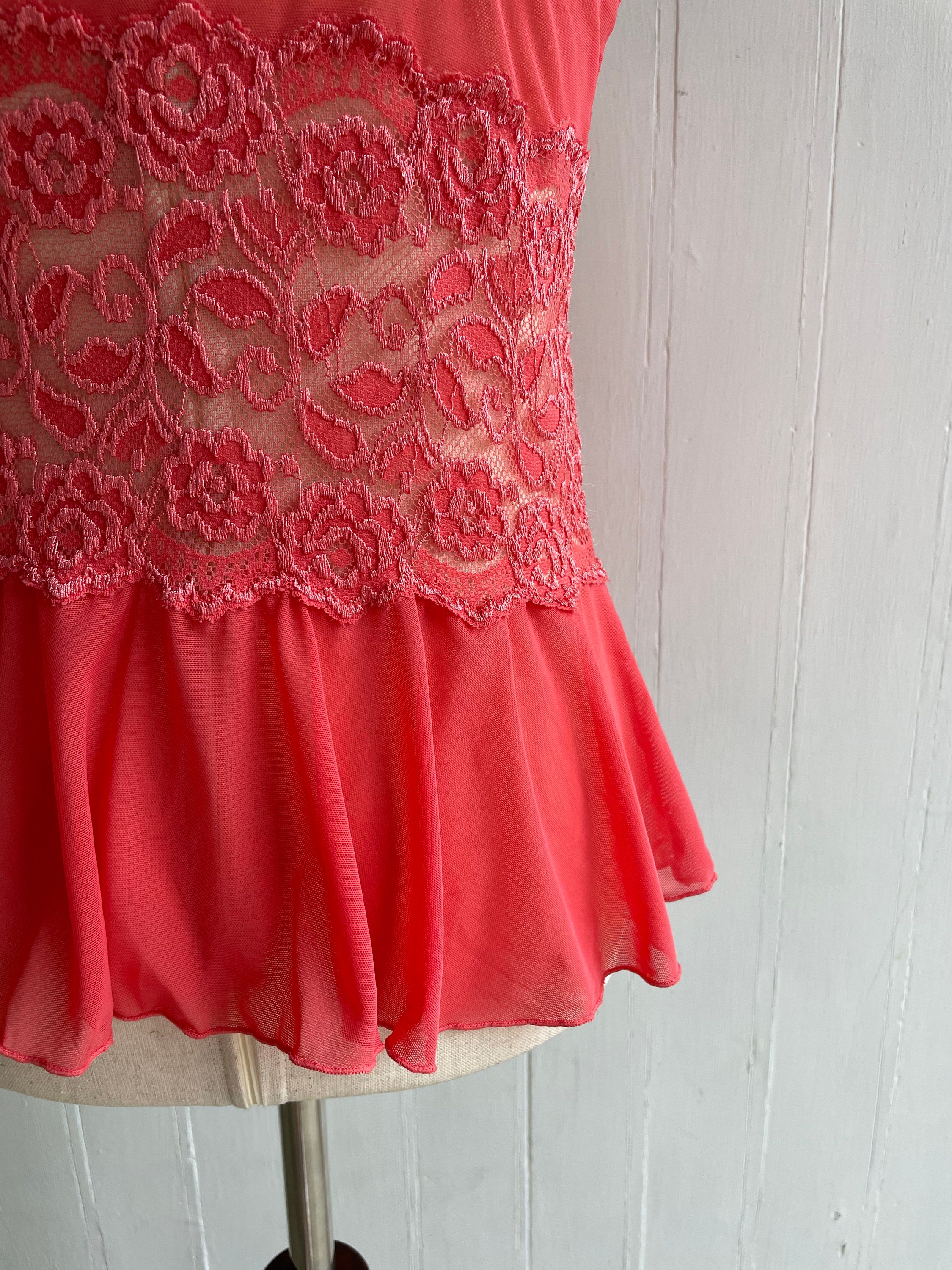 Y2K Bright Pink Barbie Princess-esque Tank Top - Etsy