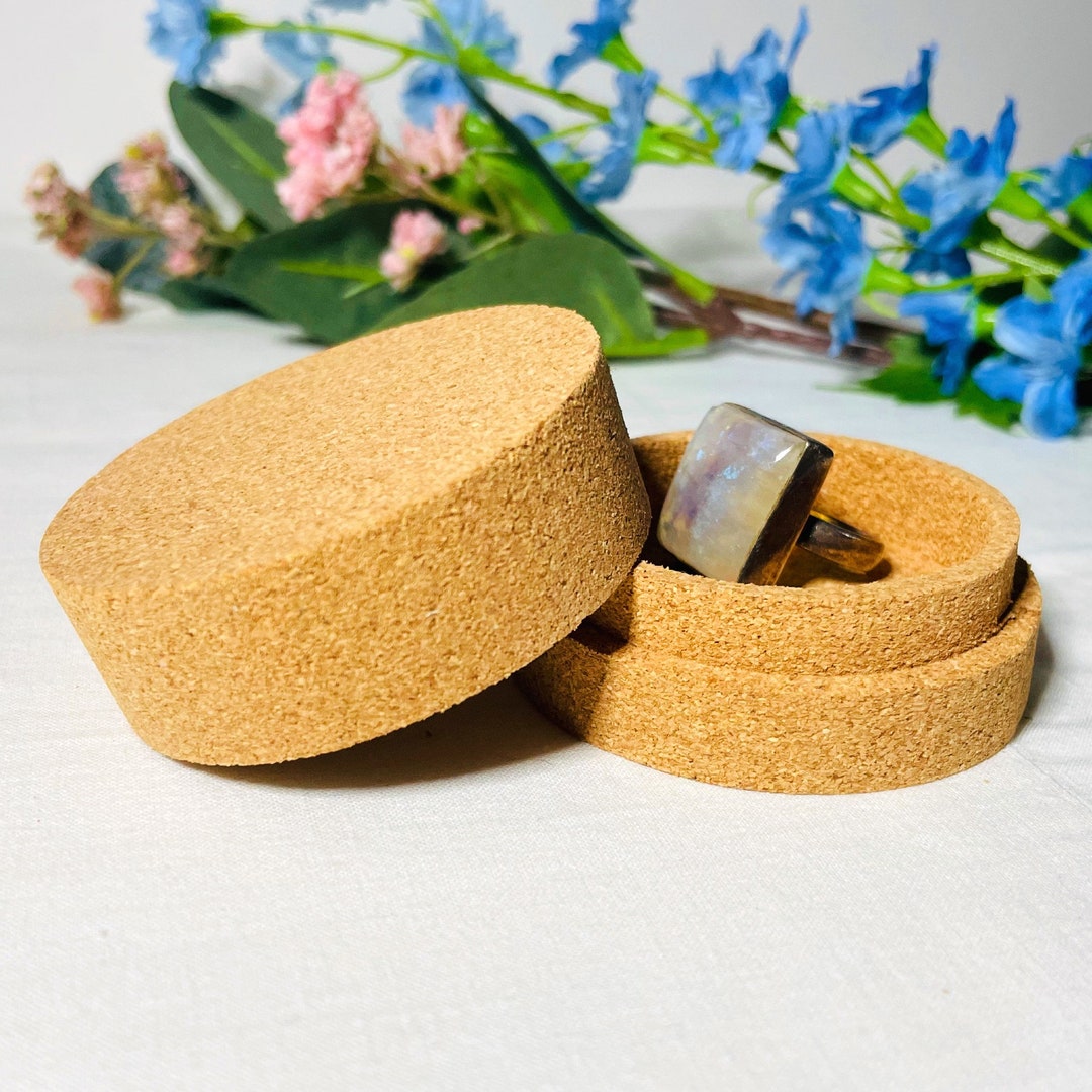 The Cork Pot small Cork Storage Box With Lid, Small Cork Box, Trendy ...