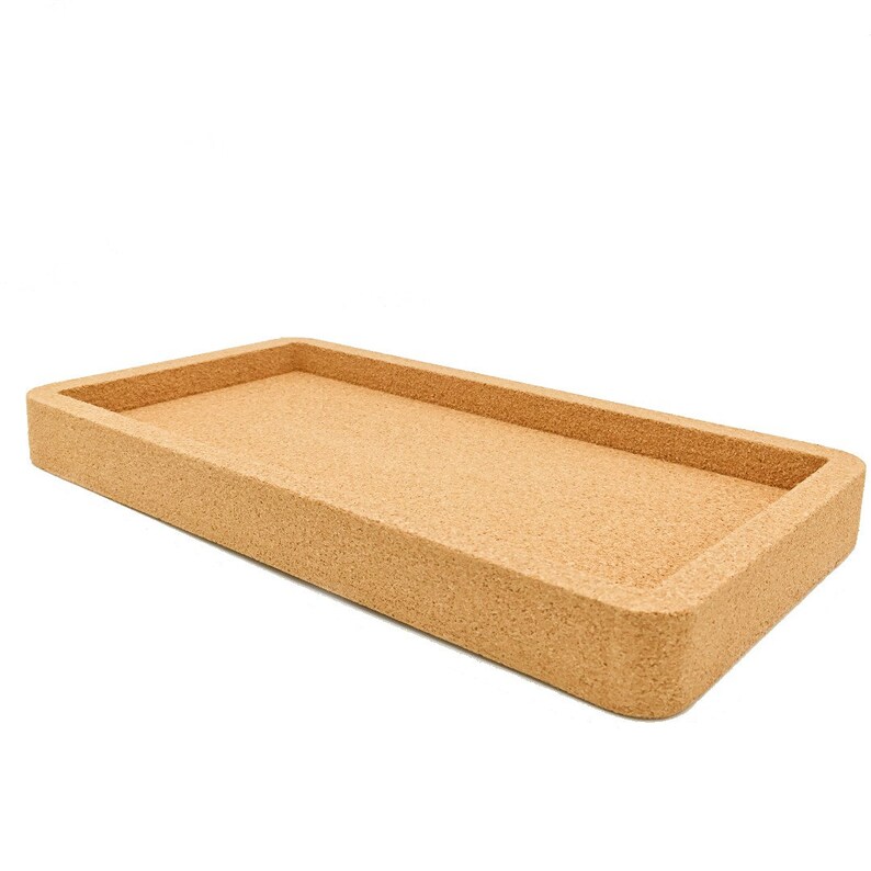 Cork Desk Tray Cork Key Dish Catch All Valet Tray Desk | Etsy