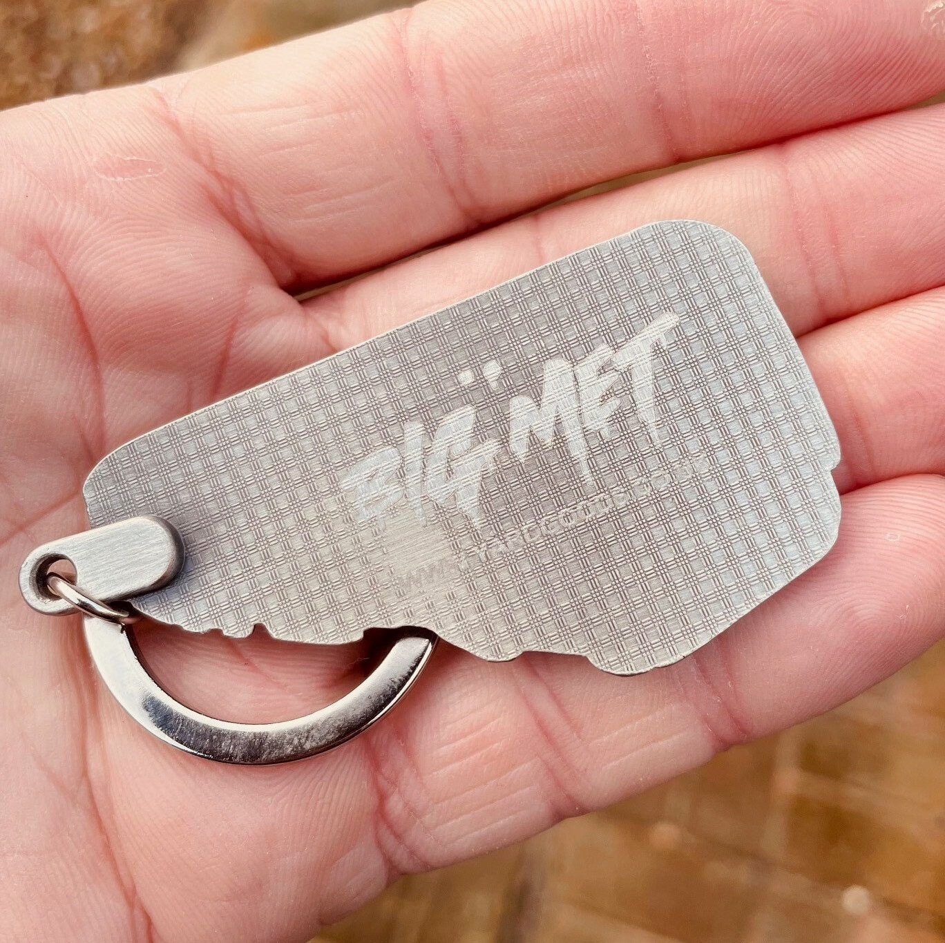 Big Met Metal Etched Keychain - Etsy