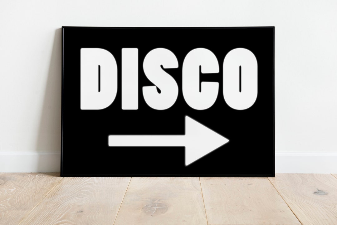 Disco Ball Poster Disco Wall Art Print Disco Art Poster to the Disco ...