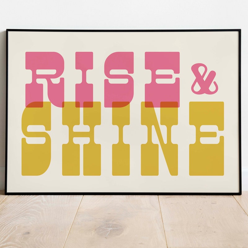 Rise N Shine - Etsy