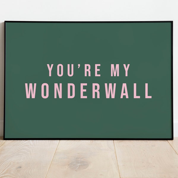 Wonderwall - Etsy
