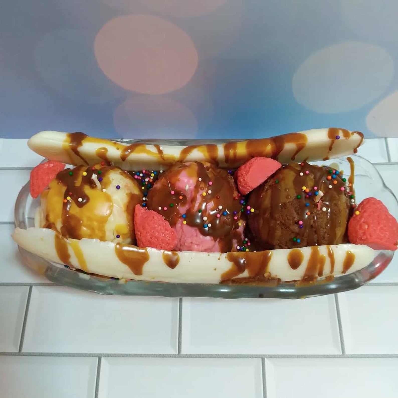 Banana Split Candle/home Decorating/housewarming - Etsy