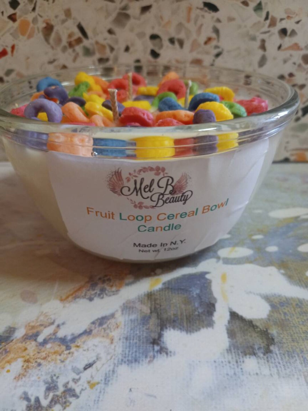 Fruit Loops Candles, Cereal Candle, House Warming Gifts, Food Props, Mini Candles, Colorful ...