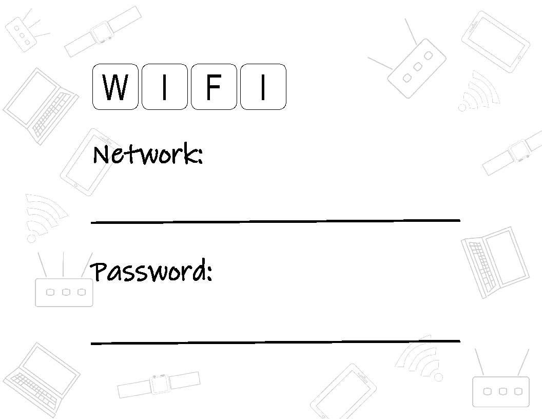 Wifi Printable - Etsy