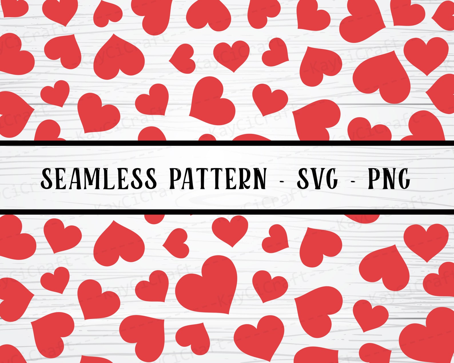 Seamless LOVE pattern SVG Seamless Heart Pattern SVG Love | Etsy